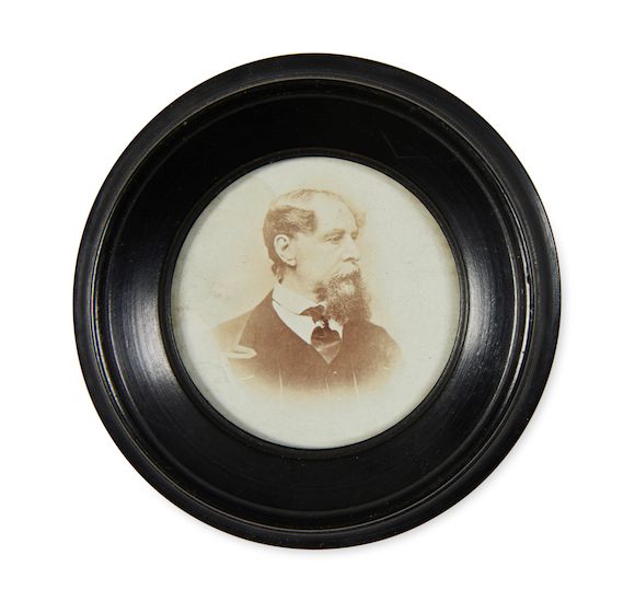 Bonhams : PORTRAIT OF CHARLES DICKENS. Albumen print portrait of ...