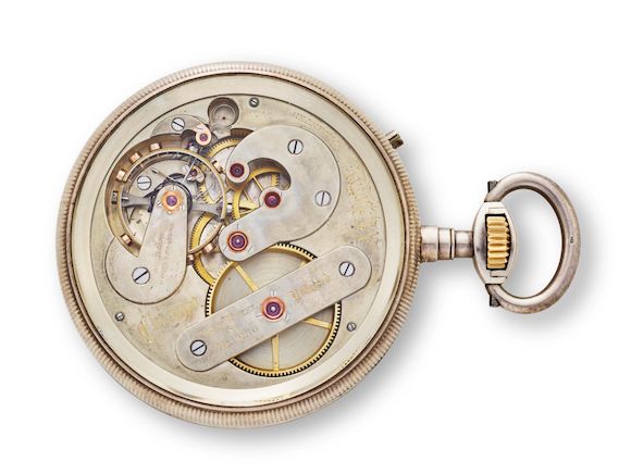 Bonhams : ALBERT H. POTTER, CHICAGO. A RARE 18K GOLD HUNTER CASED ...