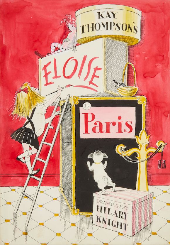 Bonhams : UNPUBLISHED JACKET DESIGN FOR ELOISE IN PARIS. KNIGHT, HILARY ...