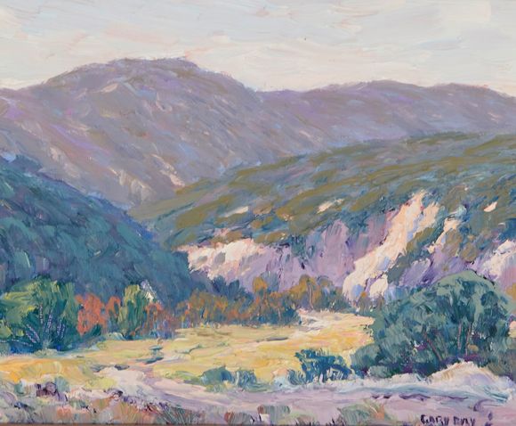 Bonhams : Gary Ray (born 1952) A Gully below the Santa Barbara ...