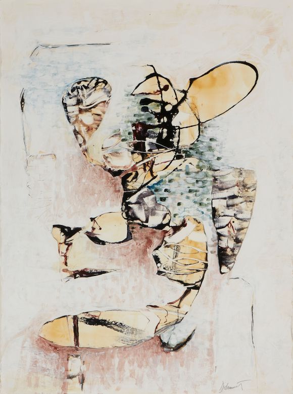 Bonhams : DRAKE DEKNATEL (AMERICAN, 1943-2005) Beesung, 2000 30 x 22 in