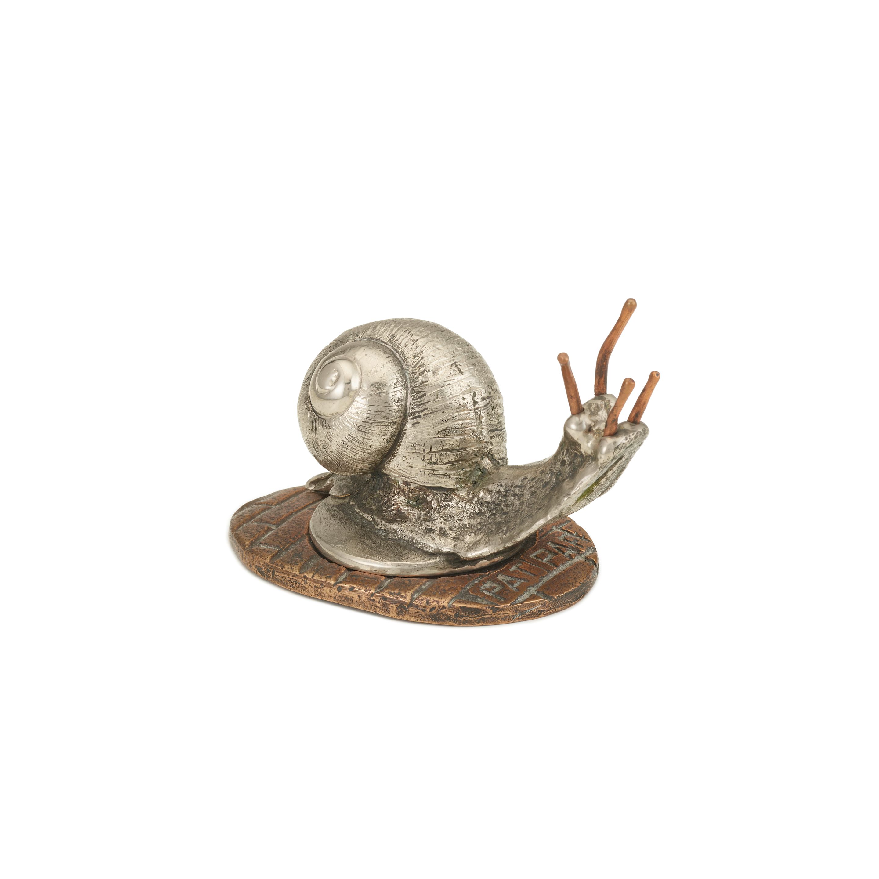 Bonhams Cars : A 'L'escargot' mascot, French, circa 1910,