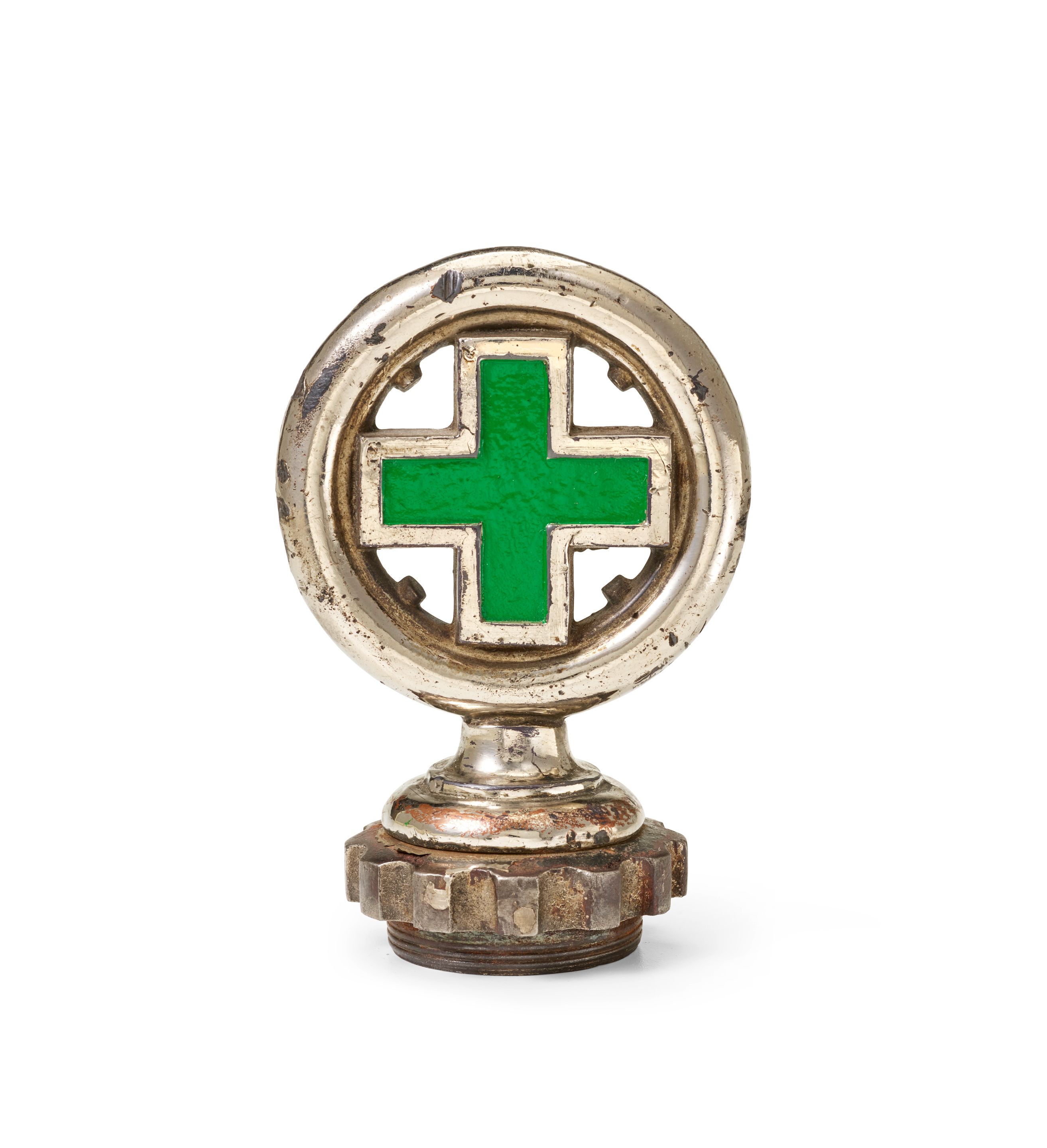 Bonhams Cars : A 'Green Cross' mascot, American, 1920s,