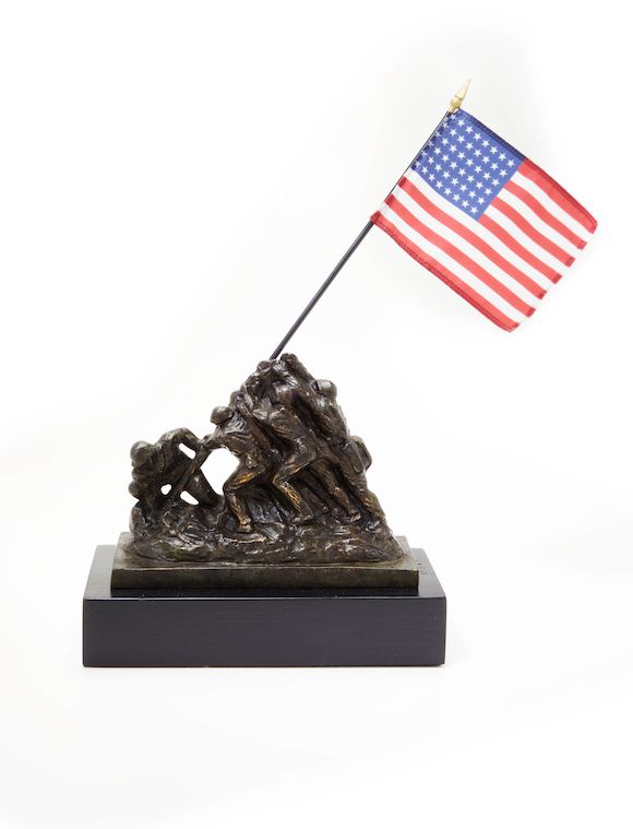 Bonhams : FELIX DE WELDON, SCULPTOR 1907-2003. "The Flag Raising on Iwo ...
