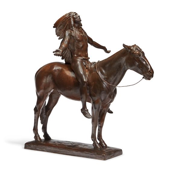 Bonhams : Cyrus Edwin Dallin (1861-1944) Appeal to the Great Spirit ...