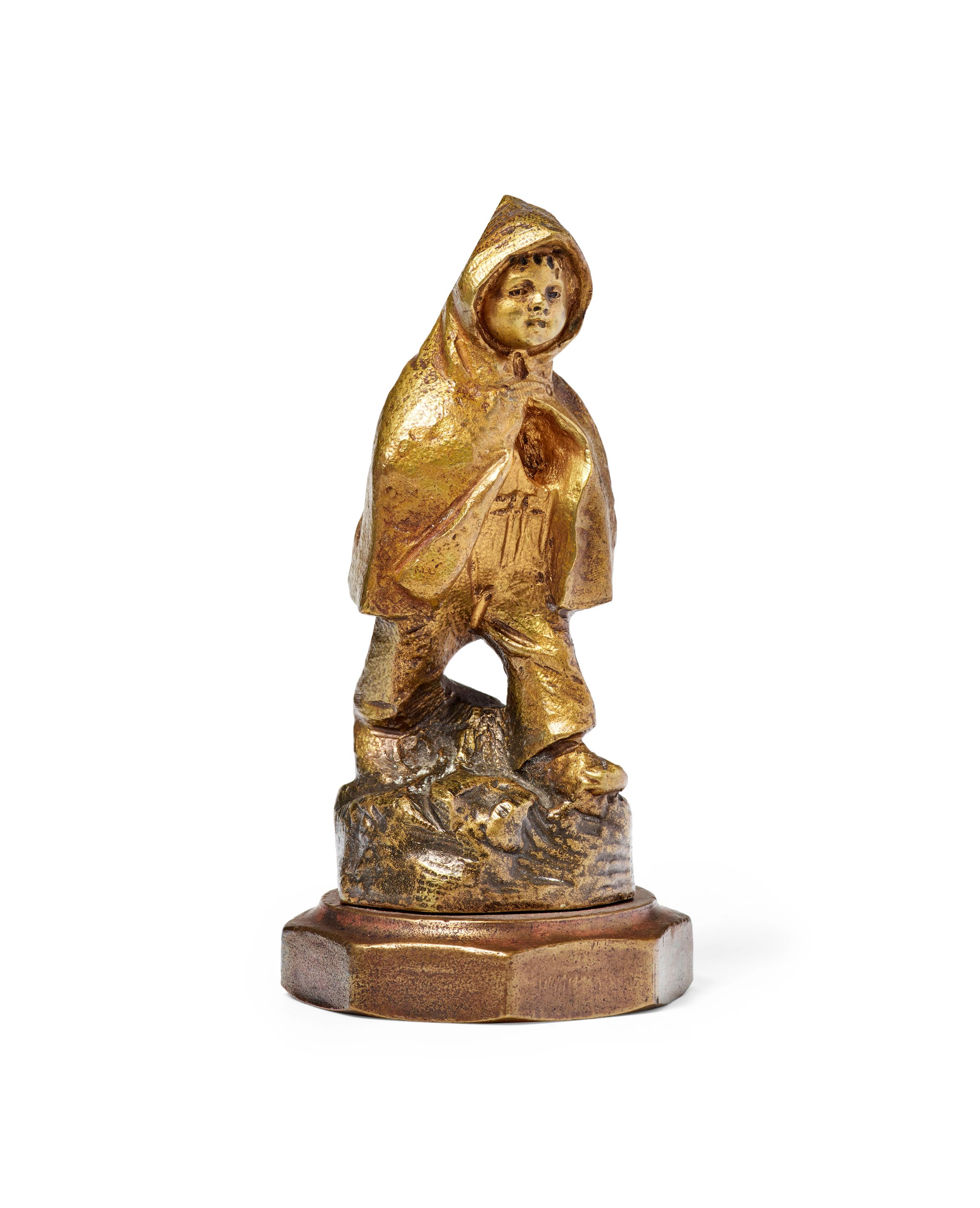 Bonhams Cars : A 'Little Red Riding Hood' mascot by Foucher, circa 1910,