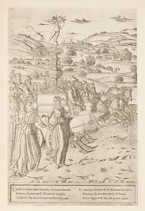 Bonhams : PETRARCH. D.1374. BOYD, HENRY, translator. The Triumphs of ...