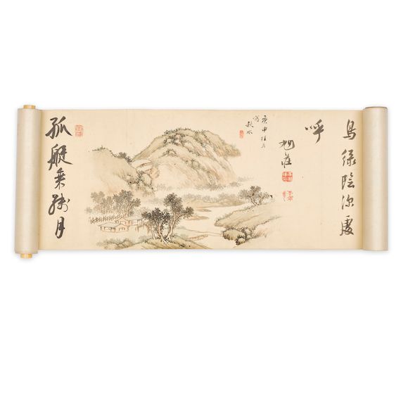 Bonhams : NAKABAYASHI CHIKKEI. 1816-1867; HISASHI NAKANISHI. 1807-1884 ...