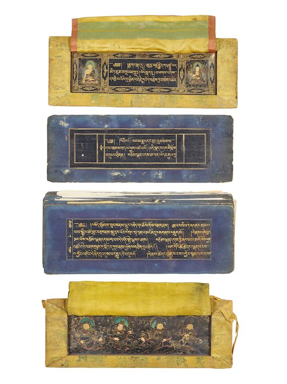 Bonhams : AN ILLUMINATED DIAMOND SUTRA MONGOLIA, CIRCA 18TH CENTURY