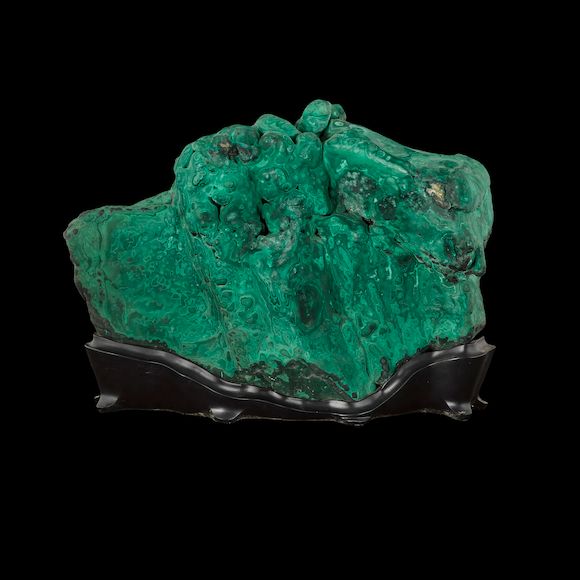 Bonhams : Large Malachite Specimen