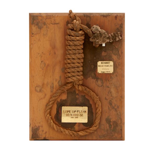 Bonhams : A Russ Meyer prop noose from Mudhoney