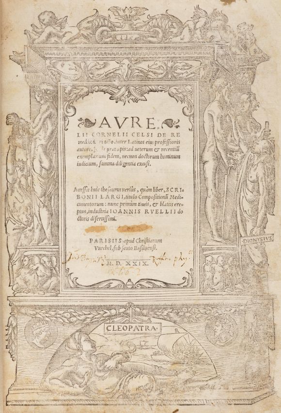 Bonhams : CELSUS, AULUS AURELIUS CORNELIUS C.25 B.C.E.-50. & SCRIBONIUS ...