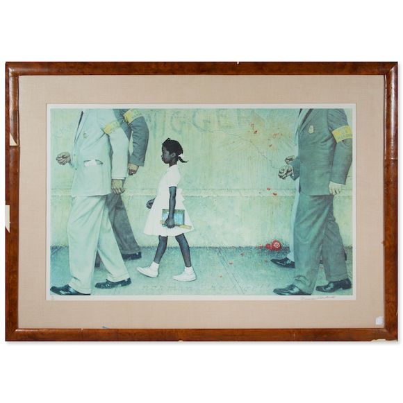 Bonhams : ROCKWELL, NORMAN. 1894-1978. The Problem We All Live With ...