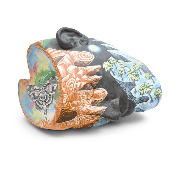Bonhams : Michael Lucero (born 1953) Dreamer's Head1984-1985painted and ...