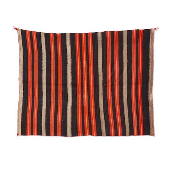 Bonhams : A Navajo Late Classic / Transitional Moki blanket