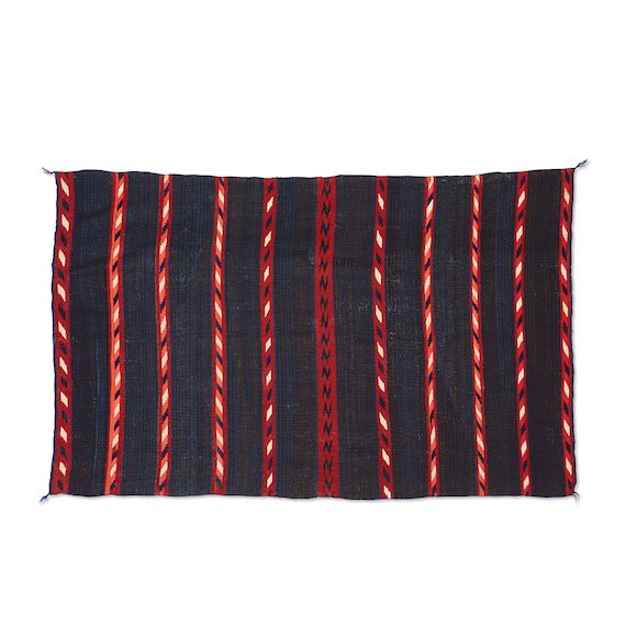 Bonhams : A Navajo Late Classic Moki blanket