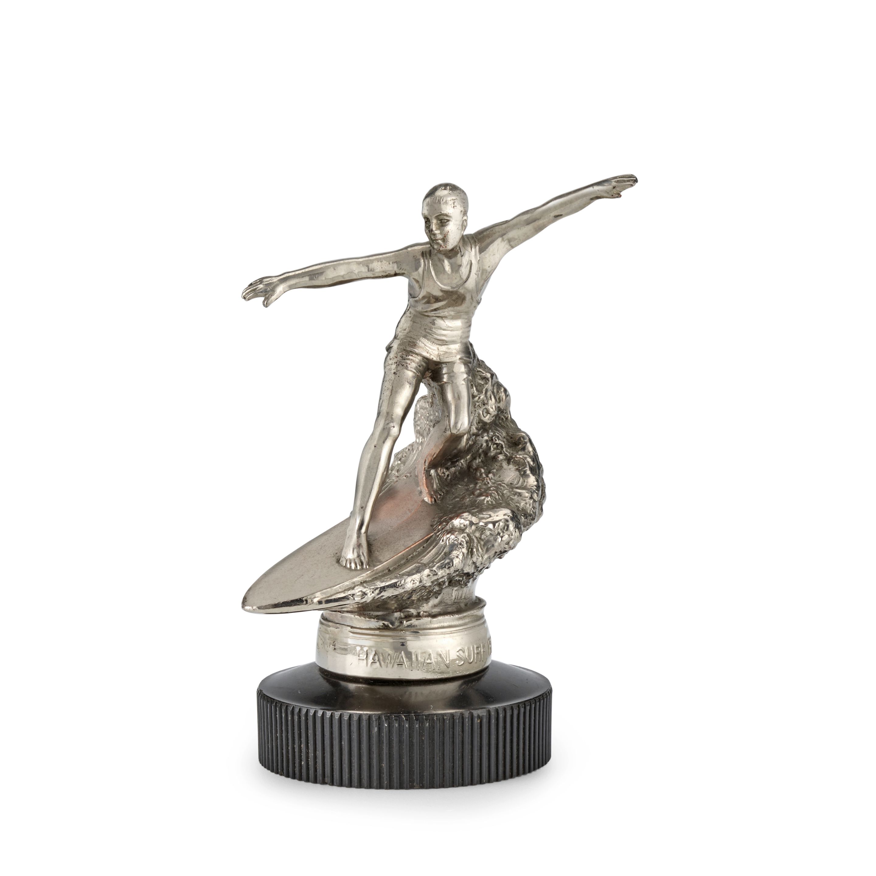 Bonhams Cars : A 'Hawaiian Surf Rider' mascot, American, 1950s,