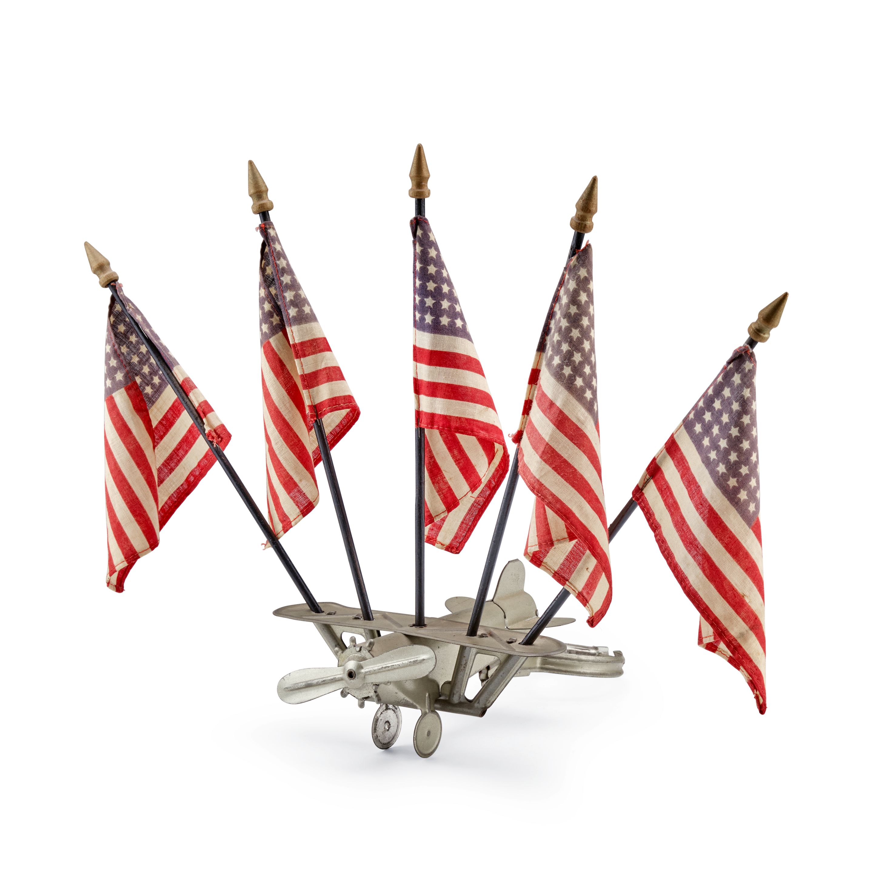 Bonhams Cars : A patriotic airplane mascot, American, 1920s,