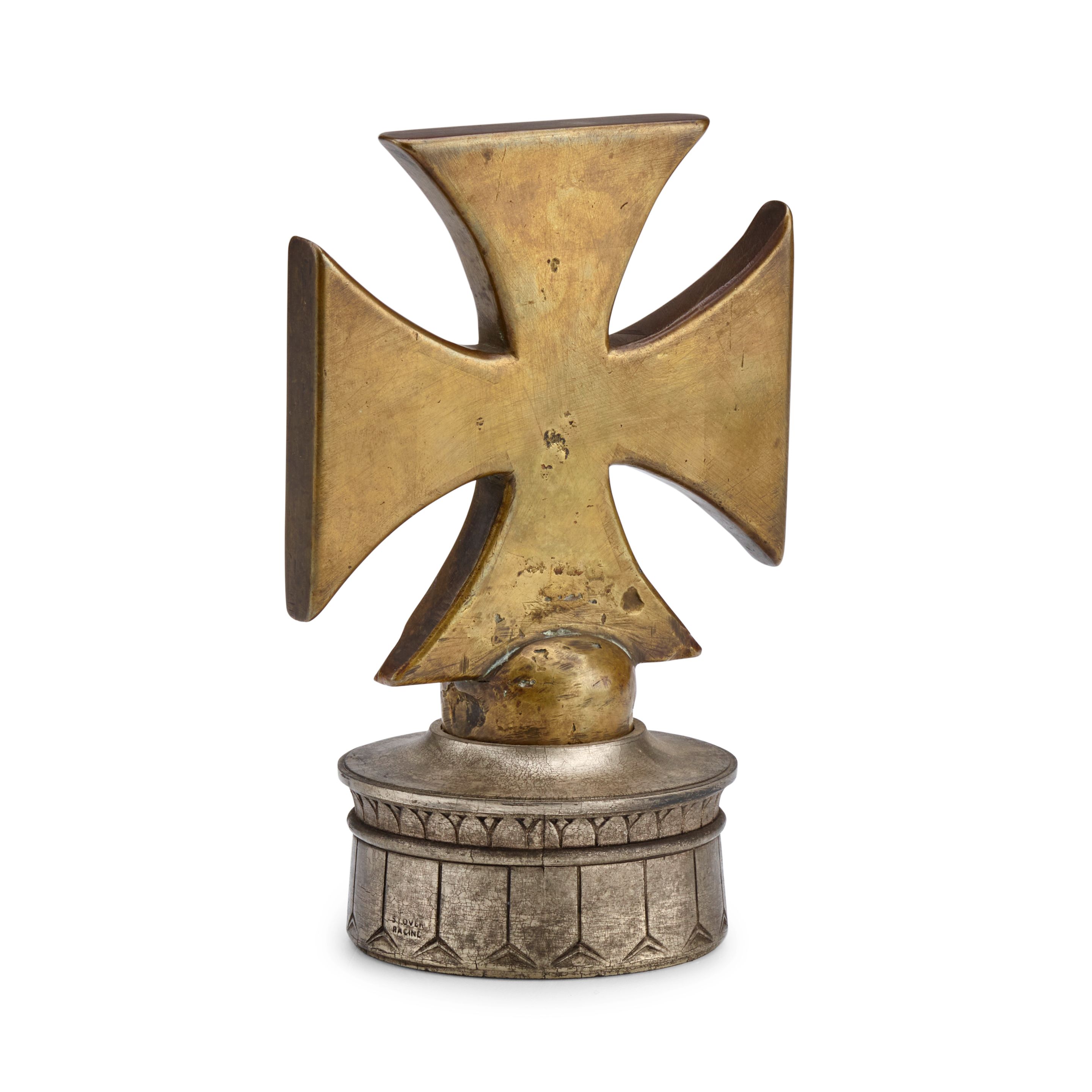 Bonhams Cars : A large 'Cross Pattée' mascot,