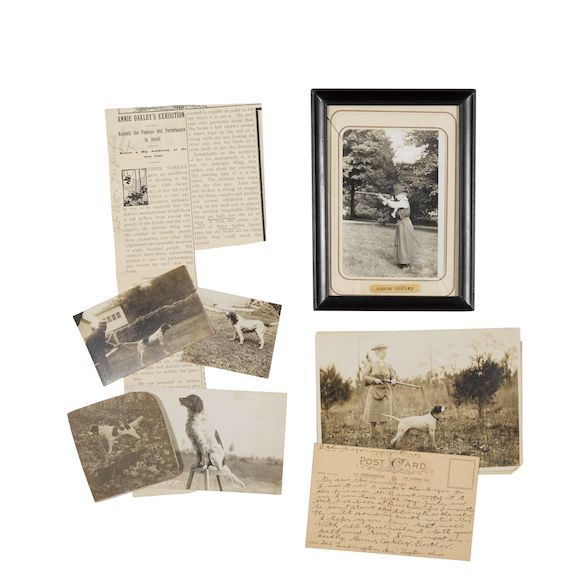 Bonhams : ANNIE OAKLEY LETTER AND PHOTOGRAPHS OF HER DOGS. OAKLEY ...