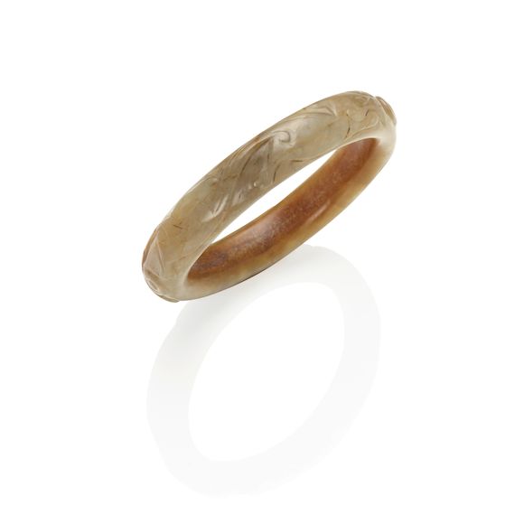 Bonhams : A JADE BANGLE