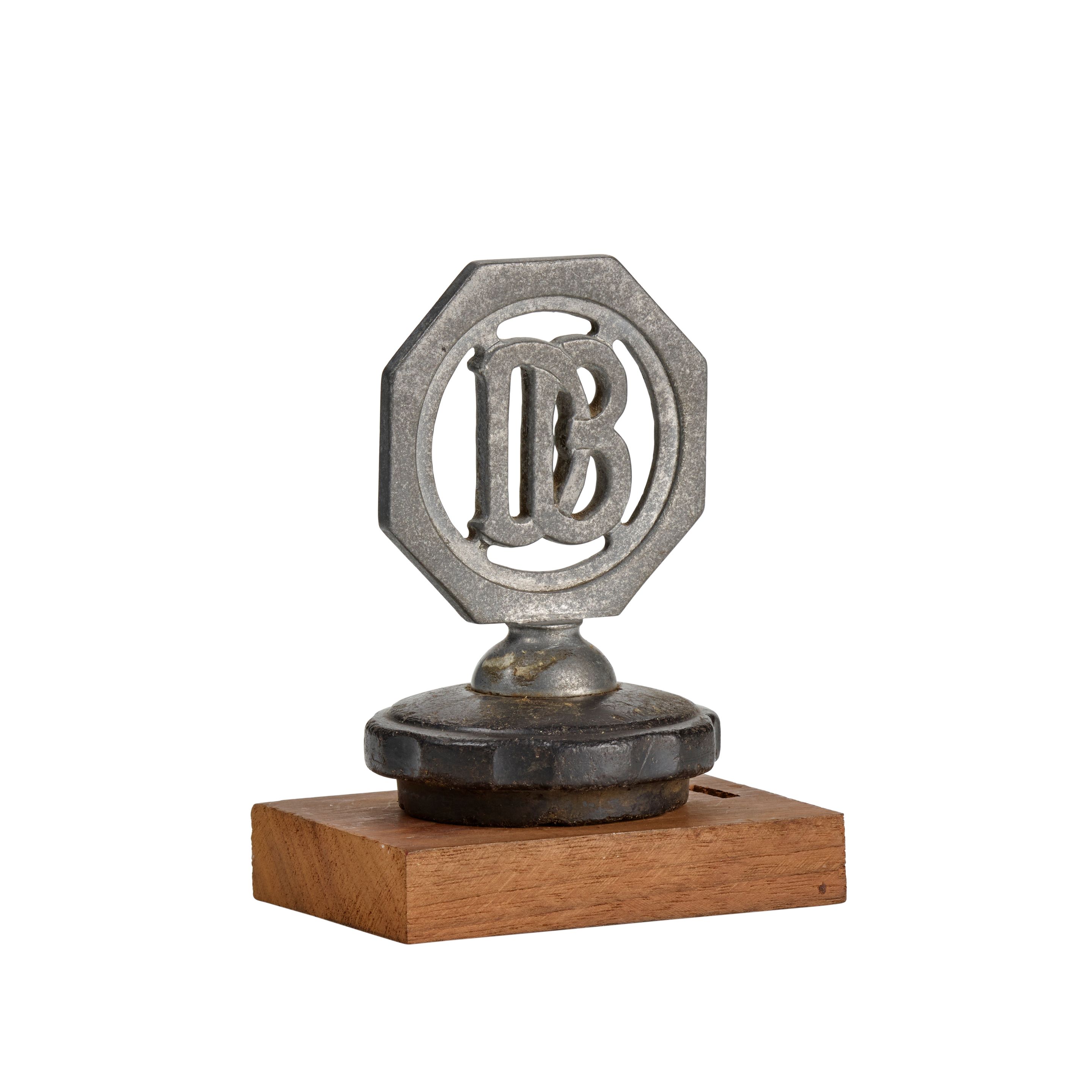 Bonhams Cars : A Dodge Brothers "DB" emblem mascot, American, circa 1929,