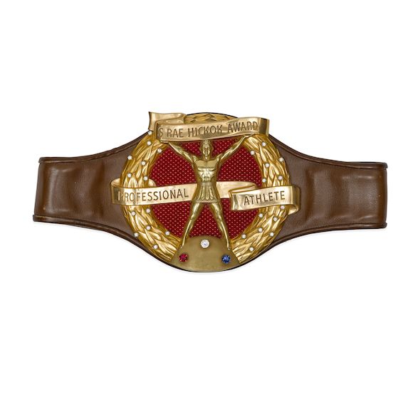 Bonhams : A 1972 STEVE CARLTON HICKOK AWARD BELT