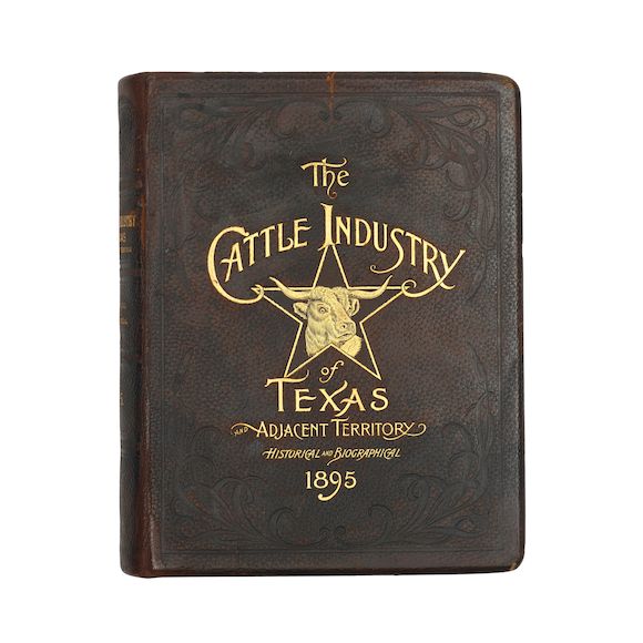 Bonhams : RARE HISTORY OF THE CATTLE INDUSTRY. COX, JAMES, editor ...