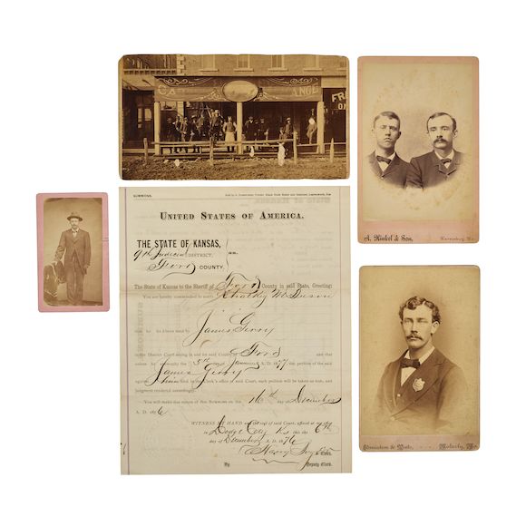 Bonhams : DODGE CITY LAWMEN. A collection of manuscripts and ...