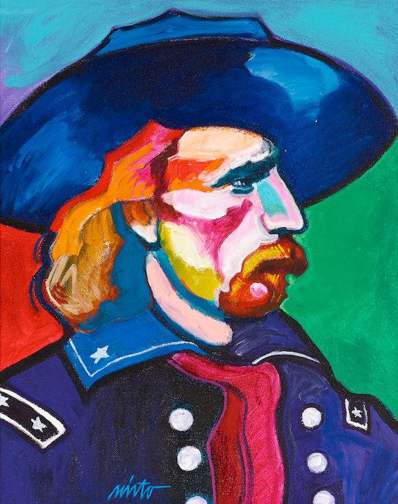 Bonhams : John Nieto (American, born 1936) George Armstrong Custer 20 x ...