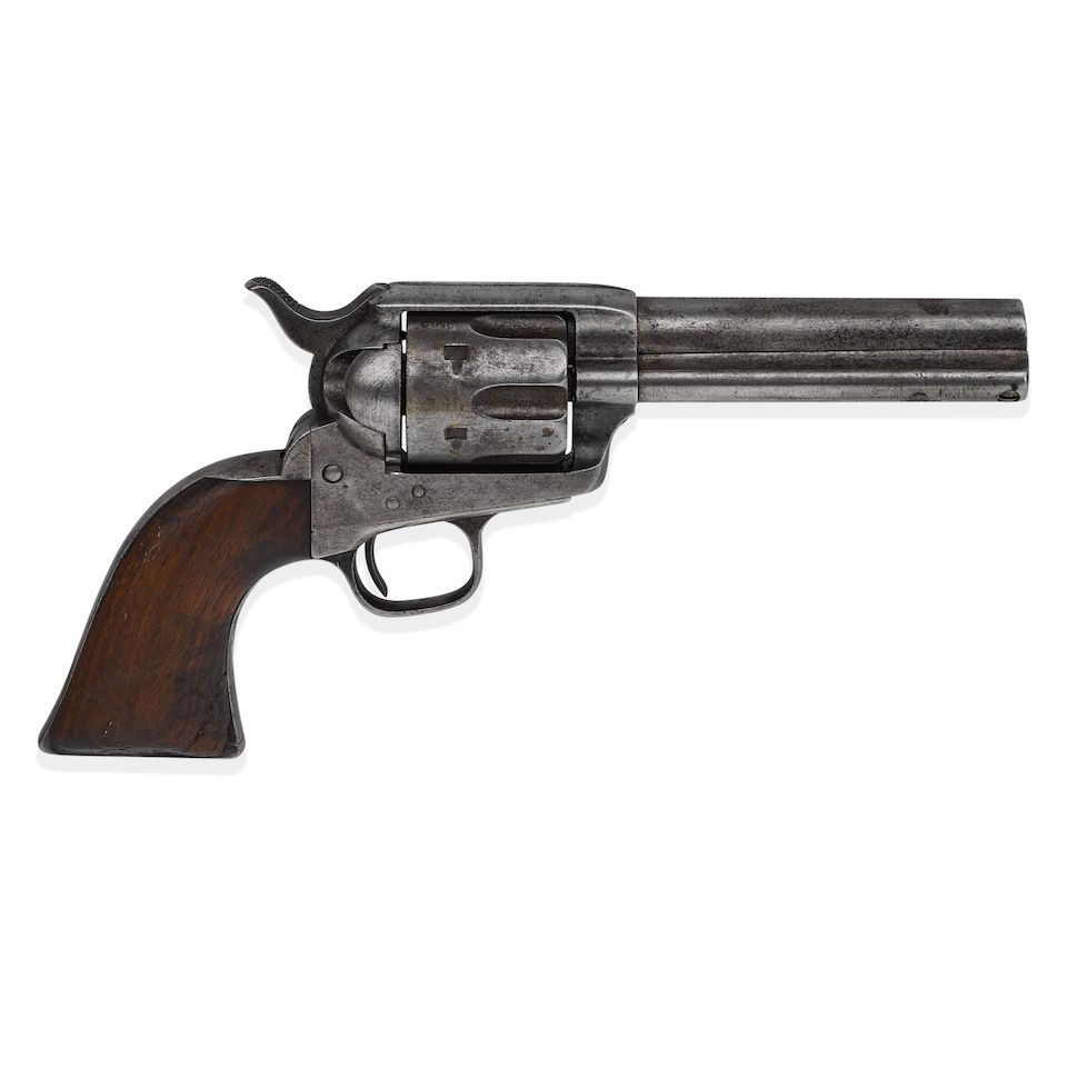 TEXAS RANGER GEORGE HEROLD'S COLT SINGLE ACTION ARMY REVOLVER USED ...