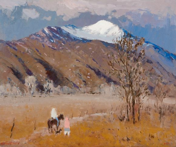 Bonhams : Fremont F. Ellis (1897-1985) The Sacred Mountain (Taos) 25 x ...