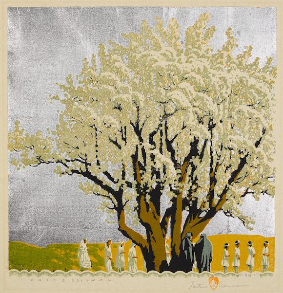 Bonhams : Gustave Baumann (1881-1971) Processional, (Chamberlain 136 ...