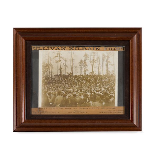 Bonhams : BOXING'S LONGEST DAY THE 1889 SULLIVAN-KILRAIN BOUT IN ...