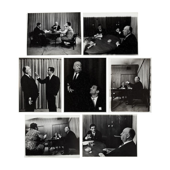 Bonhams A Group Of Photographs Of Alfred Hitchcock And François