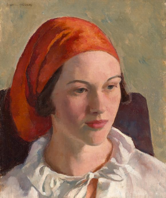 Bonhams : Ivan G. Olinsky (Russian/American, 1878-1962) A portrait of a ...