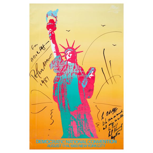 Bonhams : Peter Max/Ted Kennedy