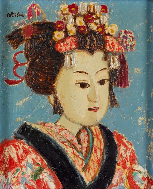 Bonhams : KATSUE OTOSHI (1929-2014) Seven Portraits of Women (7)