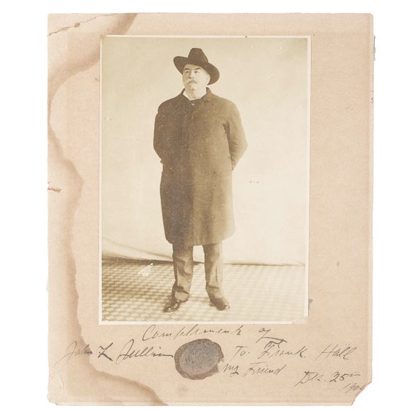 Bonhams : A JOHN L. SULLIVAN SIGNED PHOTOGRAPH