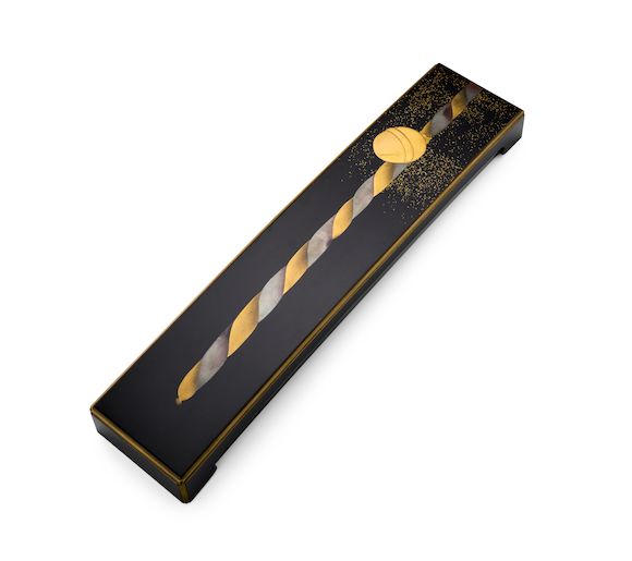 Bonhams : A LACQUER POEM CARD BOX Meiji (1868-1912) or Taisho (1912 ...