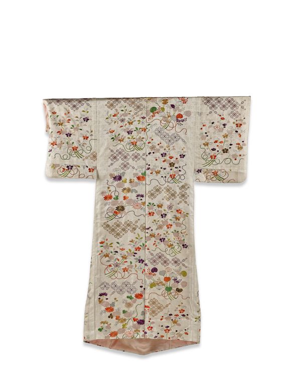 Bonhams : A kosode (short-sleeved robe) Edo period (1615-1868), 19th ...