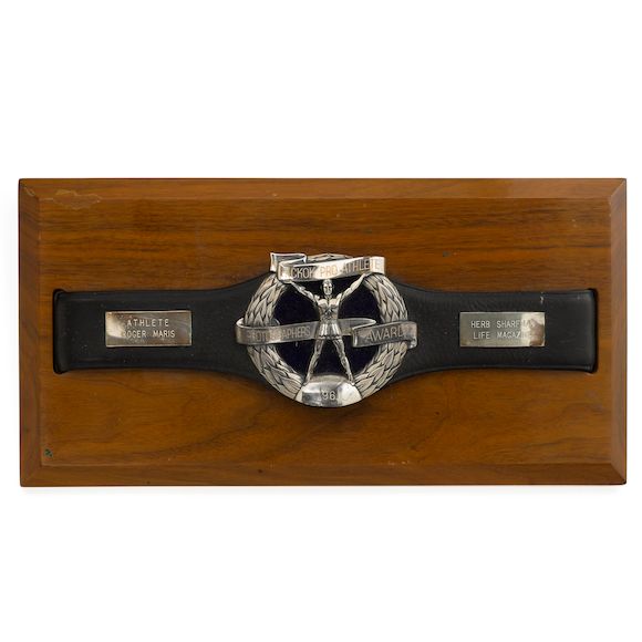 Bonhams : A 1961 HERB SHARFMAN HICKOK PHOTOGRAPHY AWARD FOR IMAGE OF ...