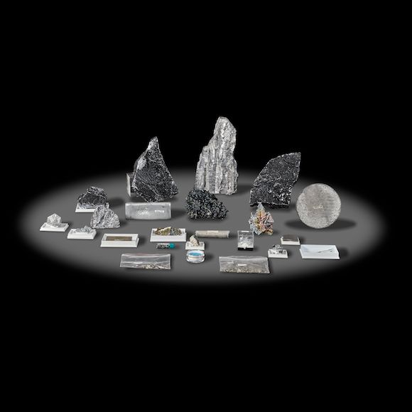 Bonhams : Group of Man-made Metallic Minerals