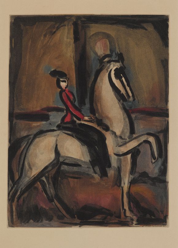Bonhams : Georges Rouault (1871-1958); Amazone; Le clown jaune, from ...