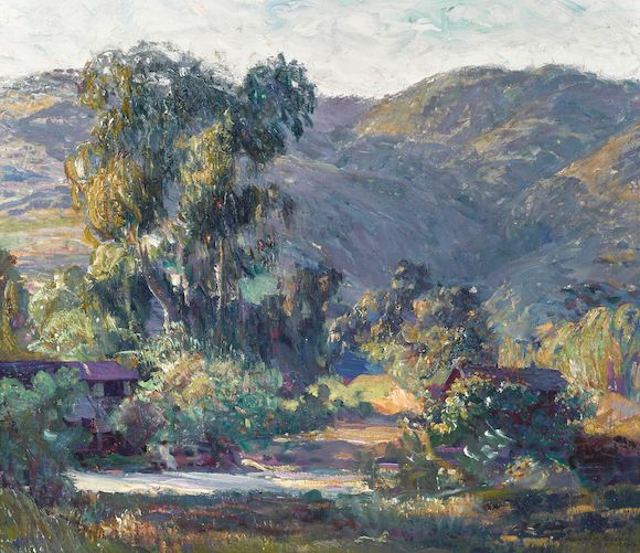 Bonhams : Joseph Kleitsch (1882-1931) Artist's Paradise (Laguna Beach ...