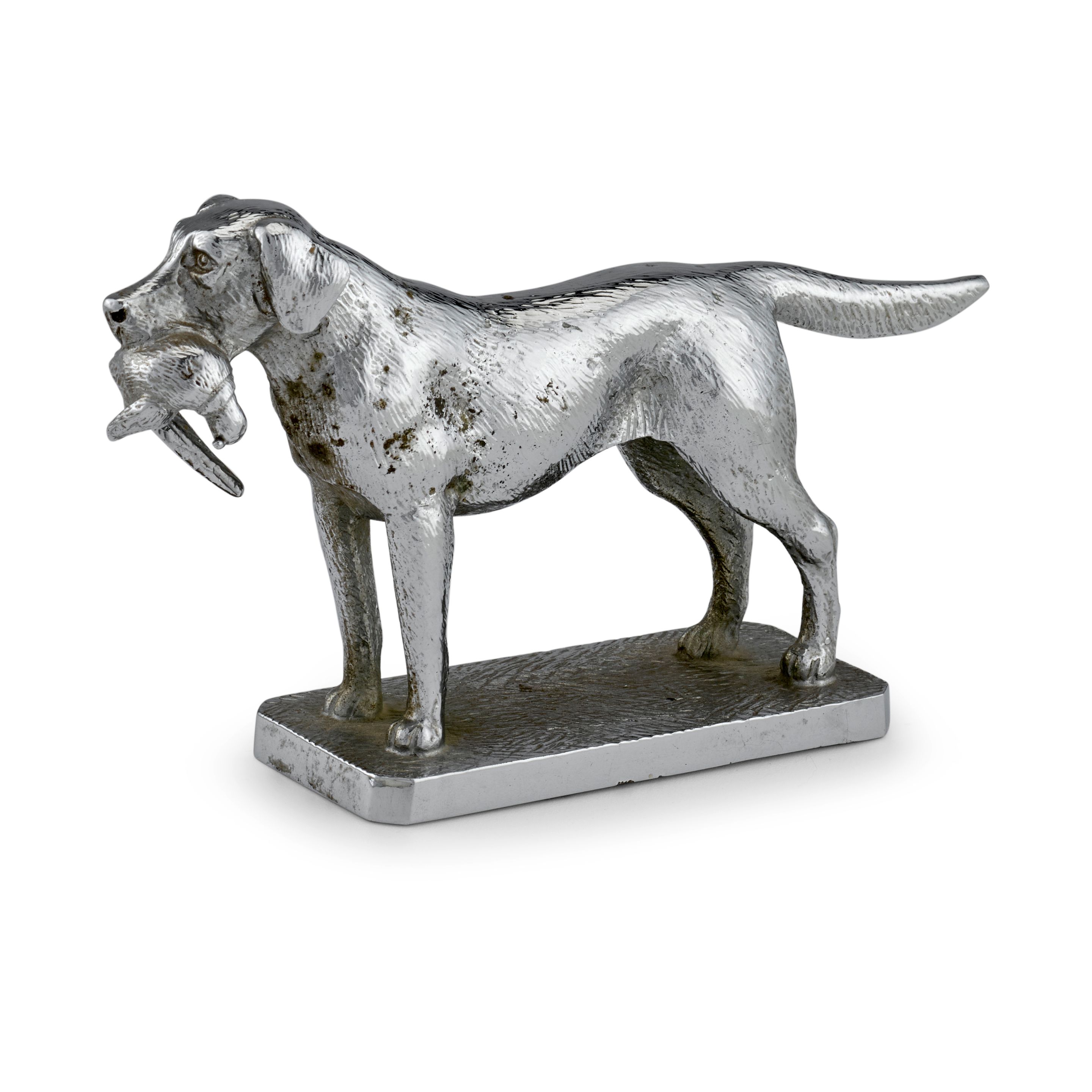 Bonhams Cars : A 'Gun Dog' mascot by Louis Lejeune, British, post-1945,