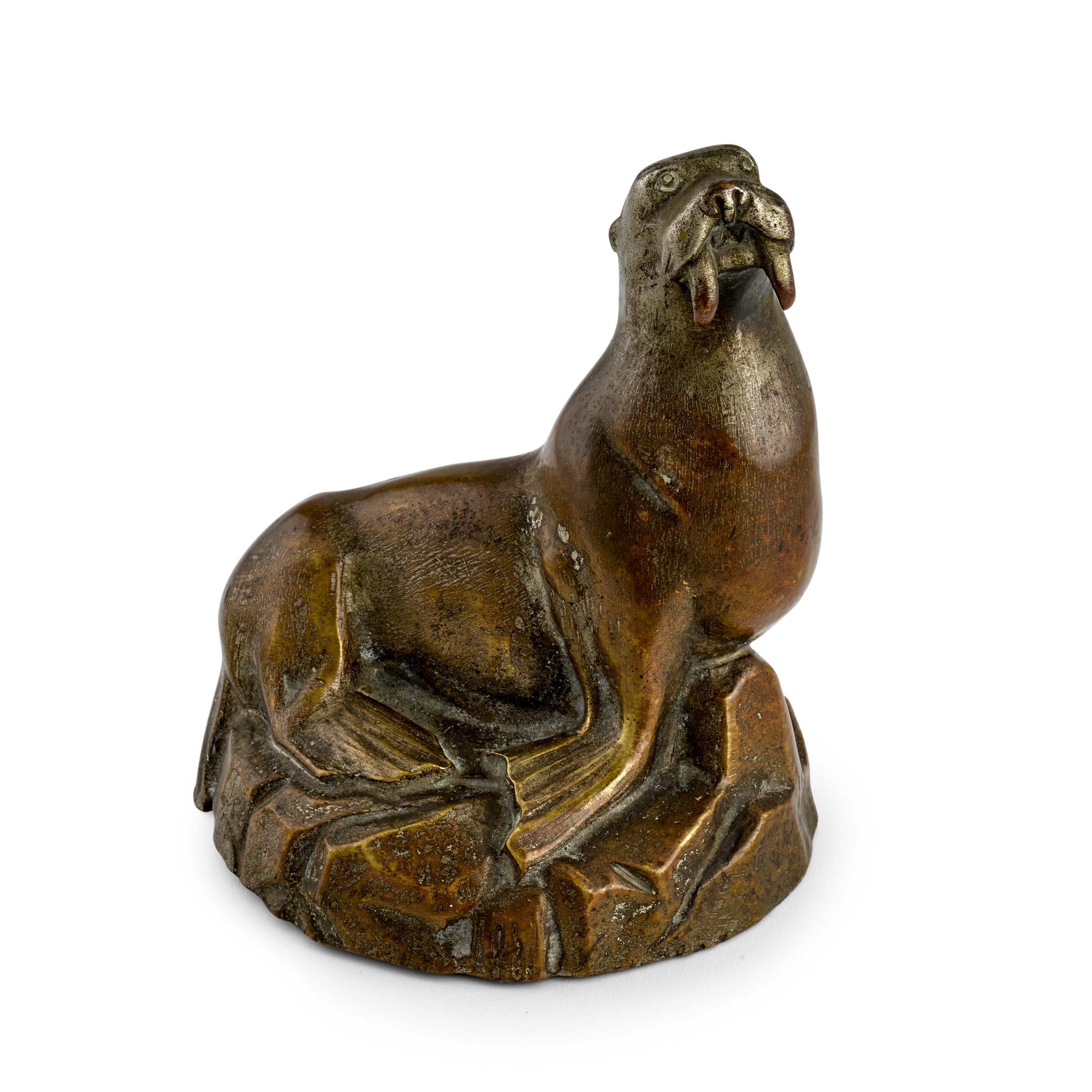 Bonhams Cars : A 'Walrus' mascot for Mors cars, French, circa 1920,
