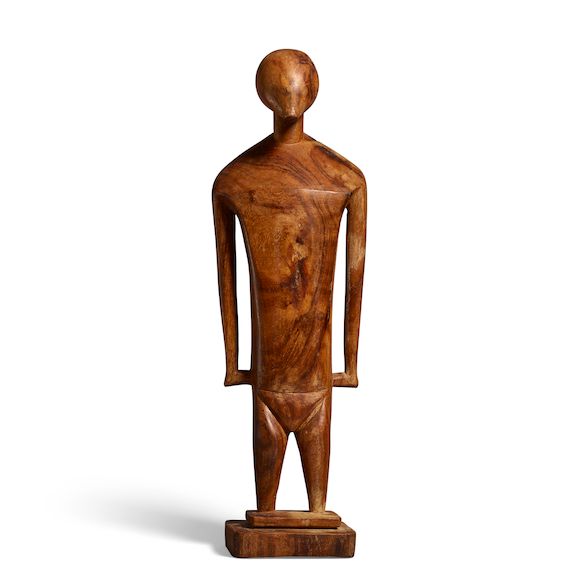 Bonhams : Standing Figure, Nukuoro Atoll, Mid-20th Century