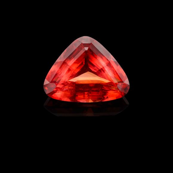 Bonhams : Vivid Red Rhodochrosite