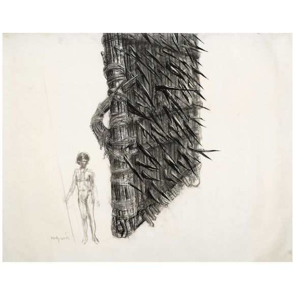 Bonhams : An original King Kong (1976) artwork by David Negrón